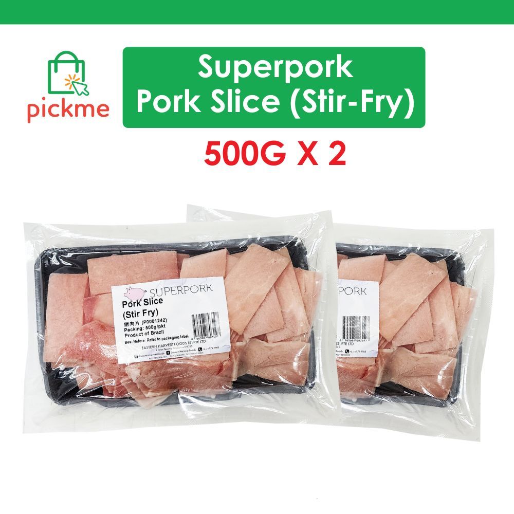 [Bundle of 2] Superpork Pork Slice Stir Fry (500g X 2) - Frozen ...