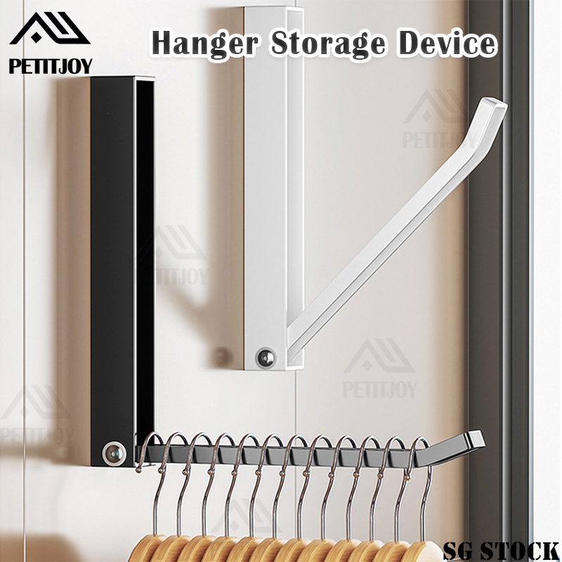 【SG】Hanger Storage Device Clothes Drying Rack Indoor Wall Mounted ...