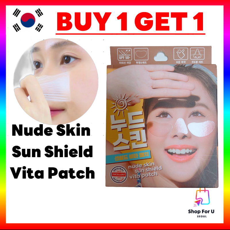 [X-PATCH] Nude Skin Sun Shield Vita Patch Golf UV Patch Sun Block Sheet Korea Skin Care | Shopee ...