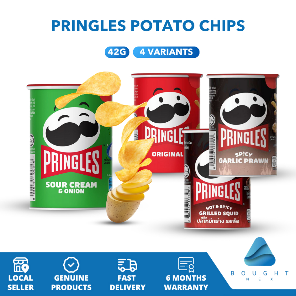 Pringles Potato Chips 42g - Crispy, Delicious, Perfect Snack for Any ...