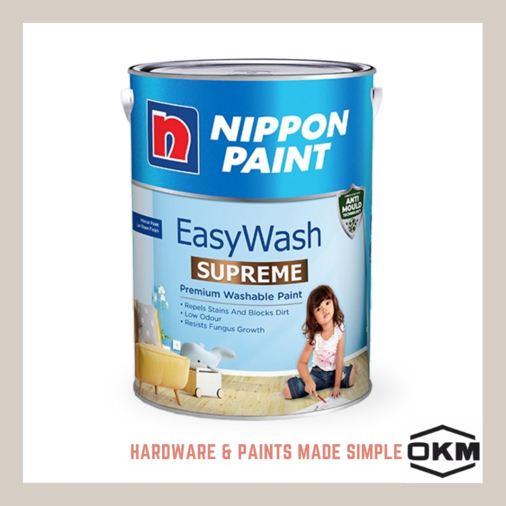 Nippon Paint Easy Wash Supreme (1L)*NO EXCHANGE/RETURN* | Shopee Singapore