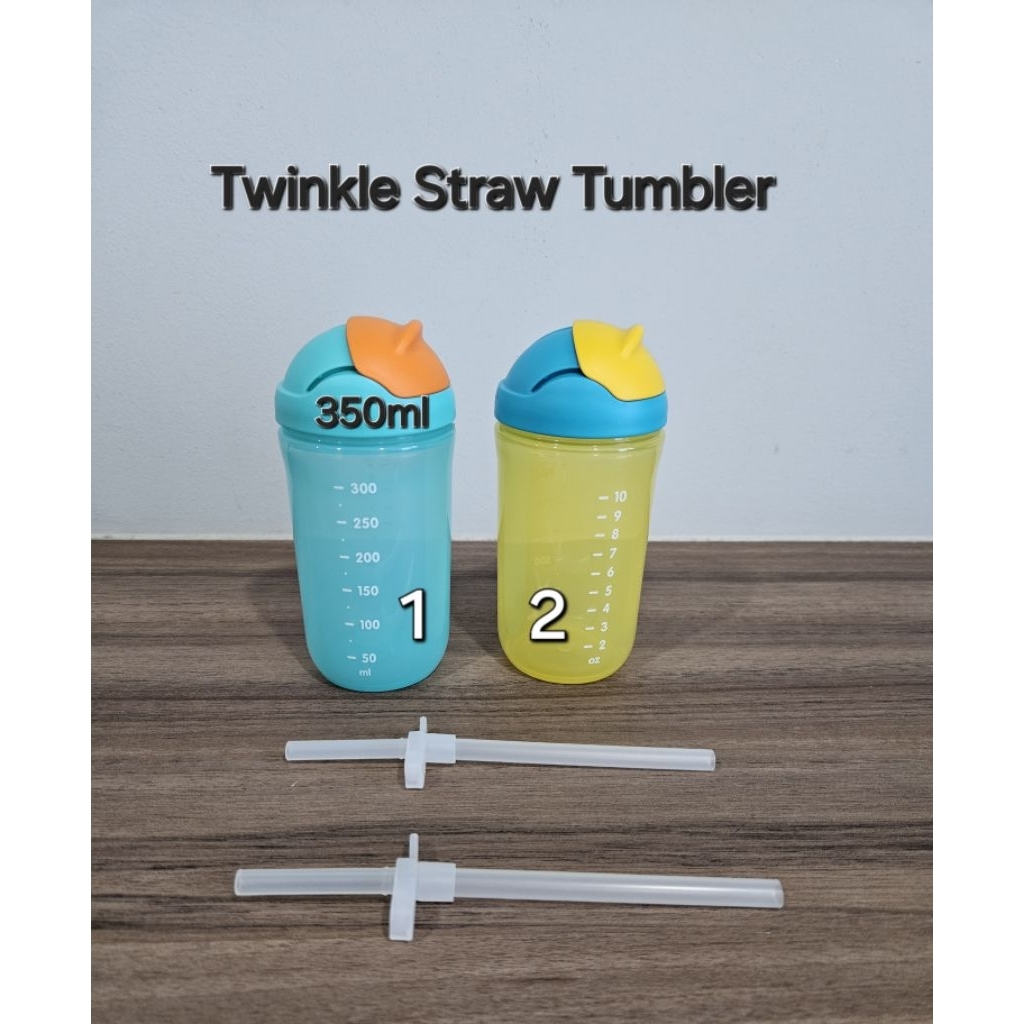 Tupperware Twinkle Straw Tumbler 350ml (1) Retail Price . Straw or ...