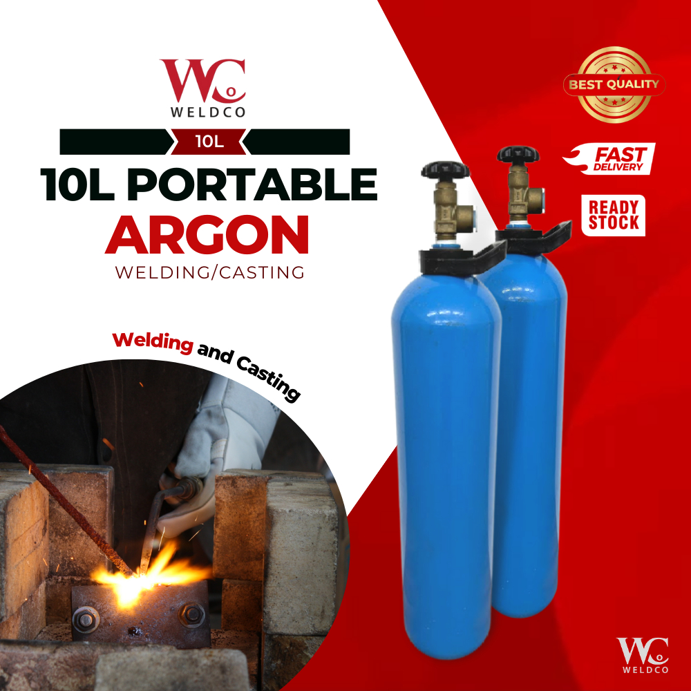 Portable Argon Gas 10L TIG Welding Seamless Steel Welding Gas/Mini ...