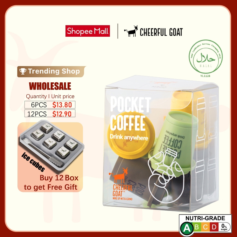 【Taster Pack】 Cheerful Goat Pocket Coffee Specialty Coffee Instant Cold ...