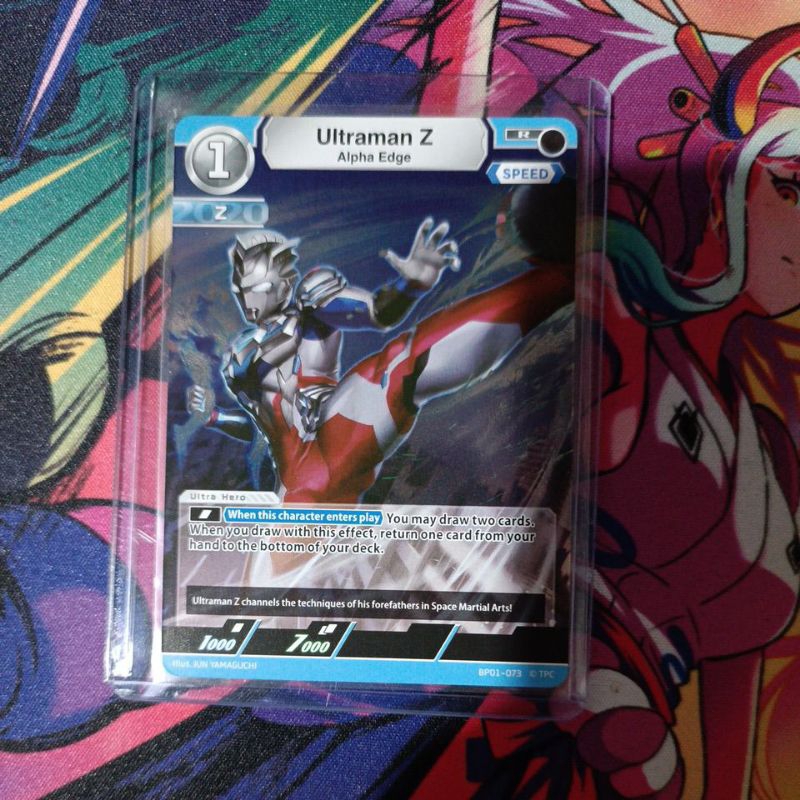 Ultraman Card Game English Ultraman Z Alpha Edge BP01-073 R | Shopee Singapore