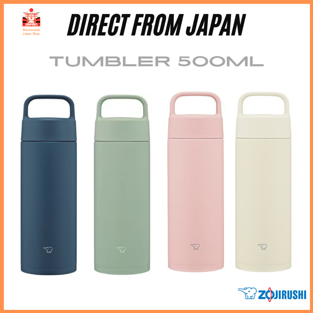 ZOJIRUSHI Dishwasher-Safe Stainless Carry Tumbler 500ml SM-RS50 [Pink ...