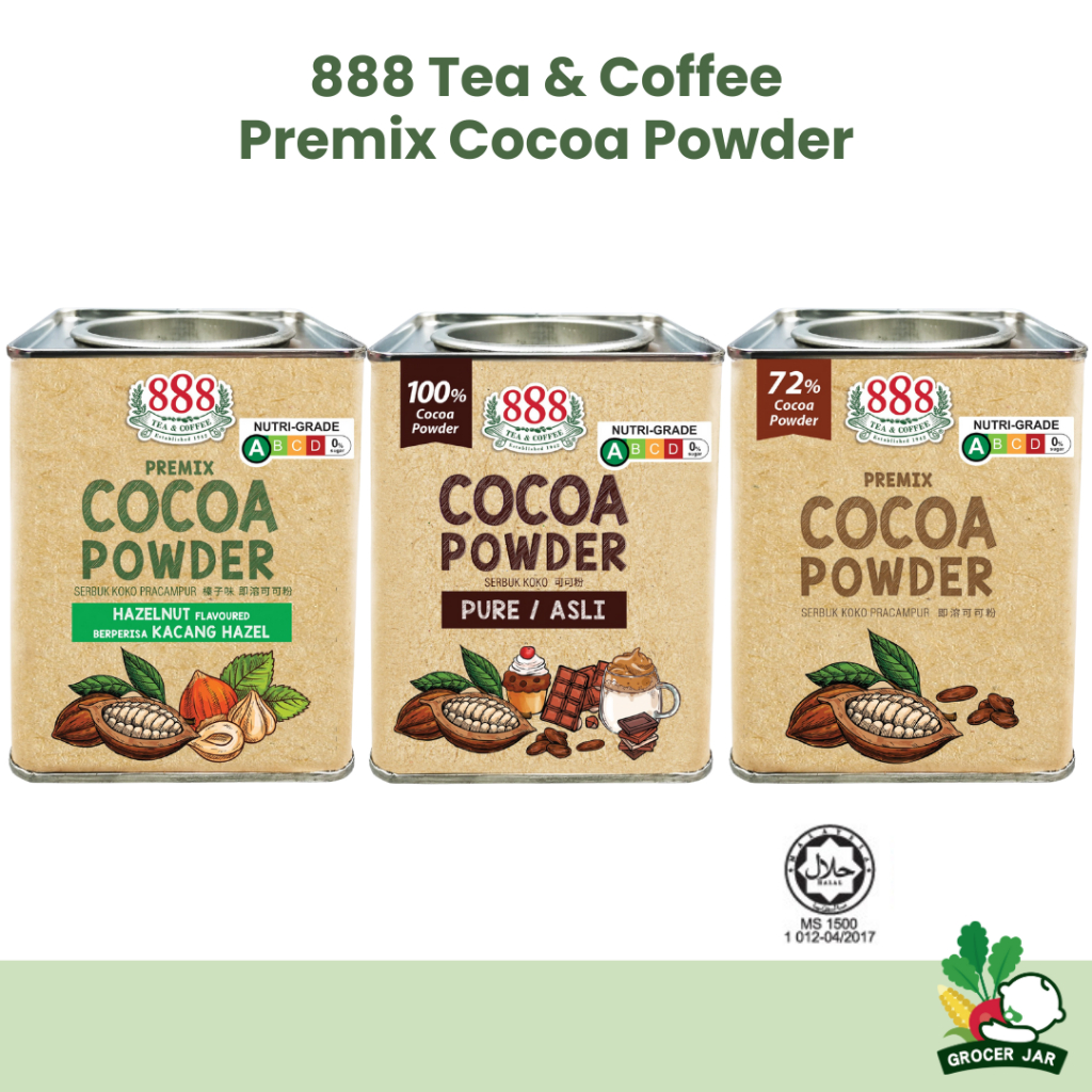 Clearance - 888 100% Pure Cocoa Powder (135g) | Unsweetened | Halal ...