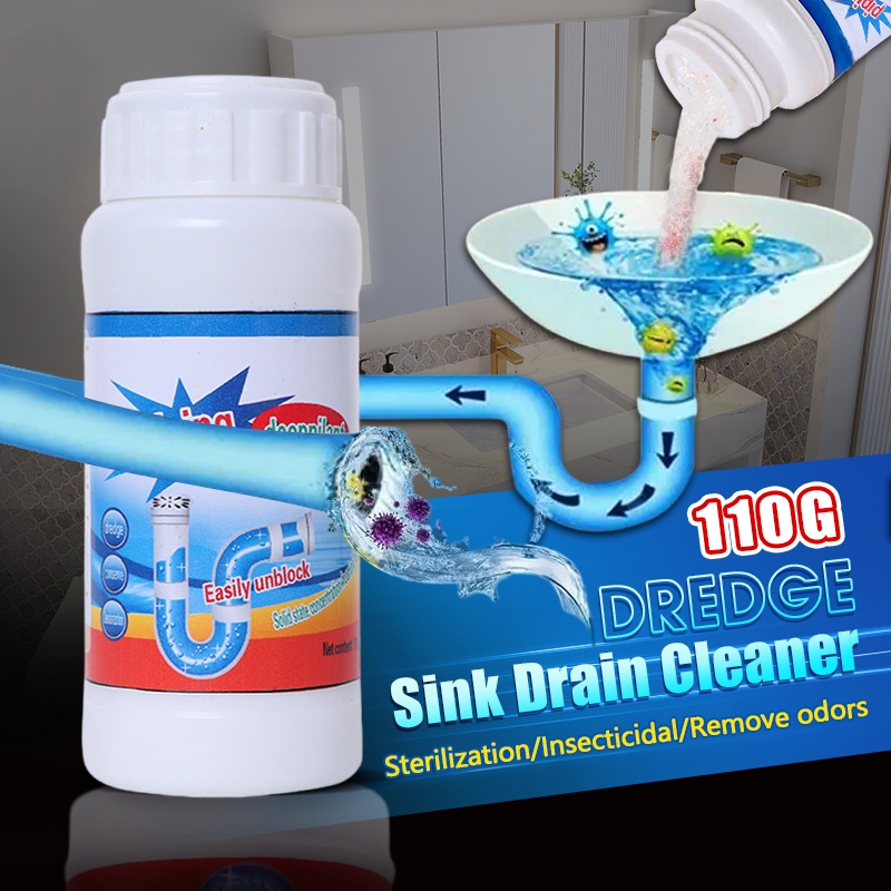 【110g/260g】Ubat Sinki / Tandas Sumbat Powerful Home Clean Drain Remover Pipeline Clog Remover ...