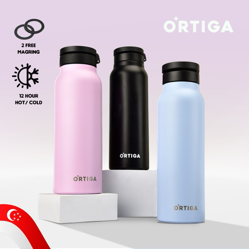 Ortiga Magsafe Thermal Flask/Bottle 720ml + Free Magnetic Rings ...