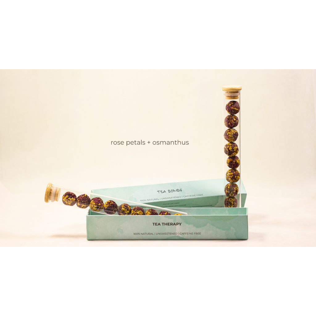 Tea Therapy Flora Tea Bomb (Fusion Rose Petals + Osmanthus) | Shopee ...