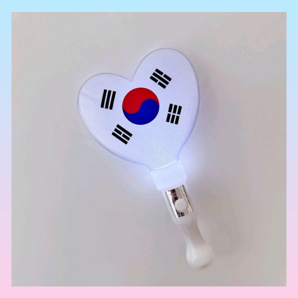 LED Taegukgi Heart Light Stick – Glow Fan Stick (Single Side) | Shopee ...