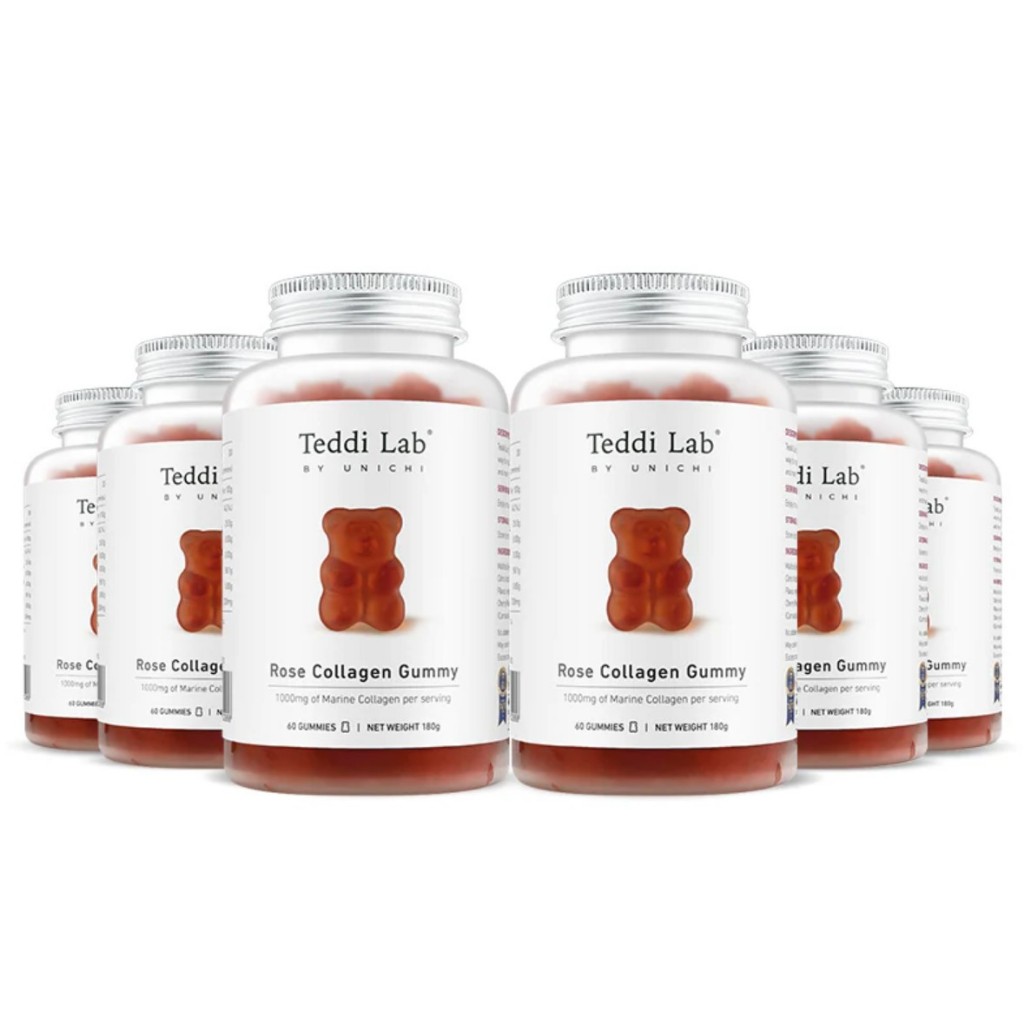 [BUNDLE OF 6] Teddi Lab Unichi Rose Collagen Gummy | Shopee Singapore