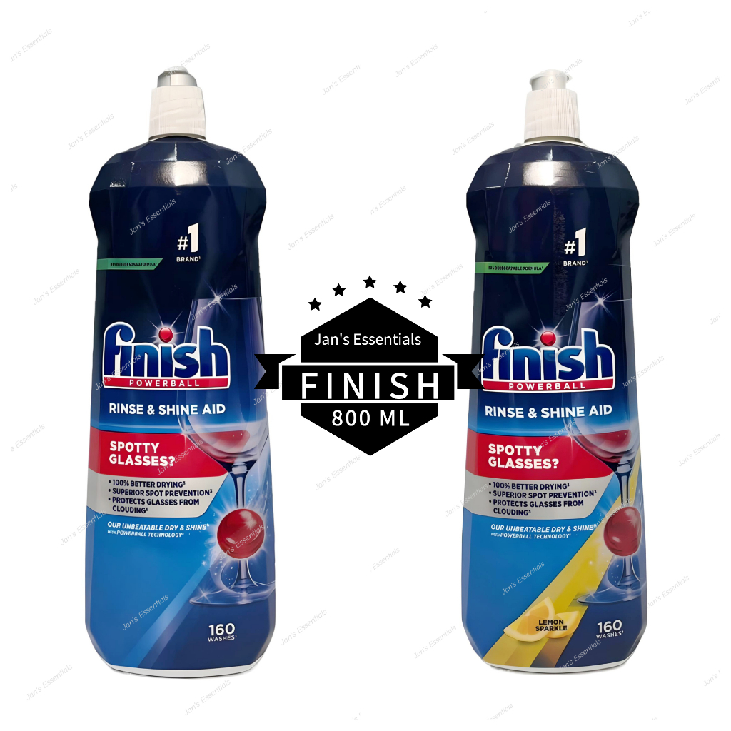 Finish Rinse Aid Dishwasher Liquid - 800ml | Shopee Singapore