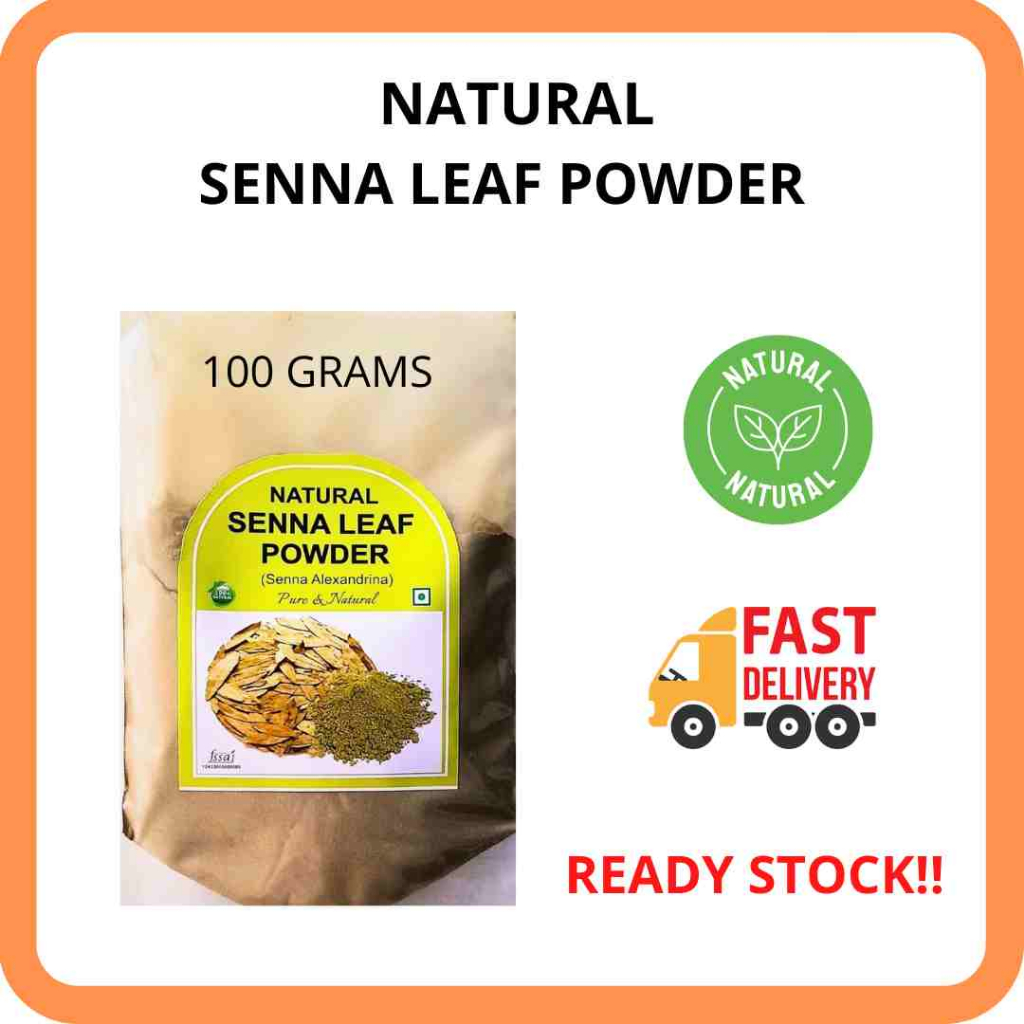 NATURAL SENNA (SENA) LEAF POWDER 100 GMS (Nilavarai, Senna Tea, Teh ...