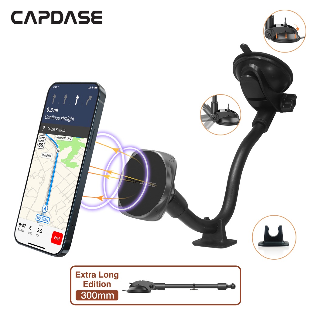 CAPDASE SQUARER II High power magnetic absorption, Magnetic Car Mount ...
