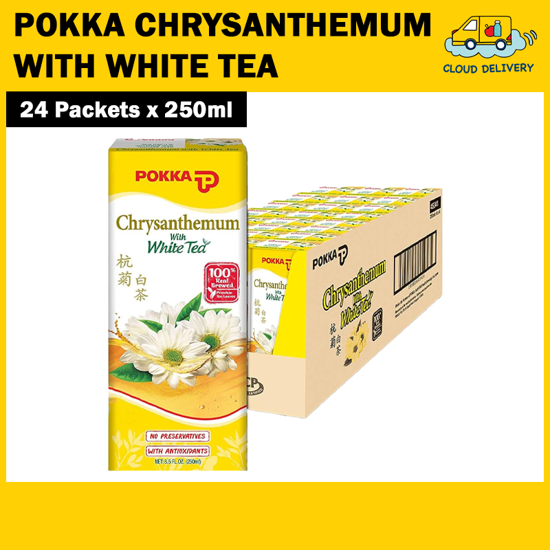 Pokka Chrysanthemum White Tea Packet (24 x 250ml) | Shopee Singapore