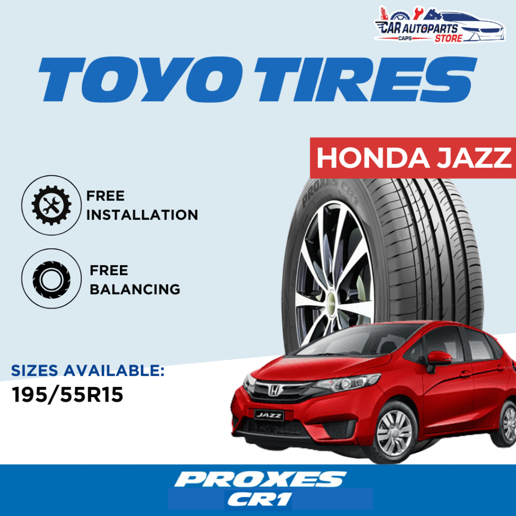Honda Jazz - TOYO Tyre with installation | TOYO PROXES CR1 Car Tyres ...