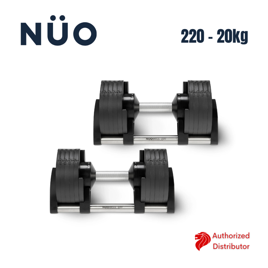 NÜOBELL 220 - 20kg Adjustable Dumbbells 2KG Increment Nuobell Nuo ...