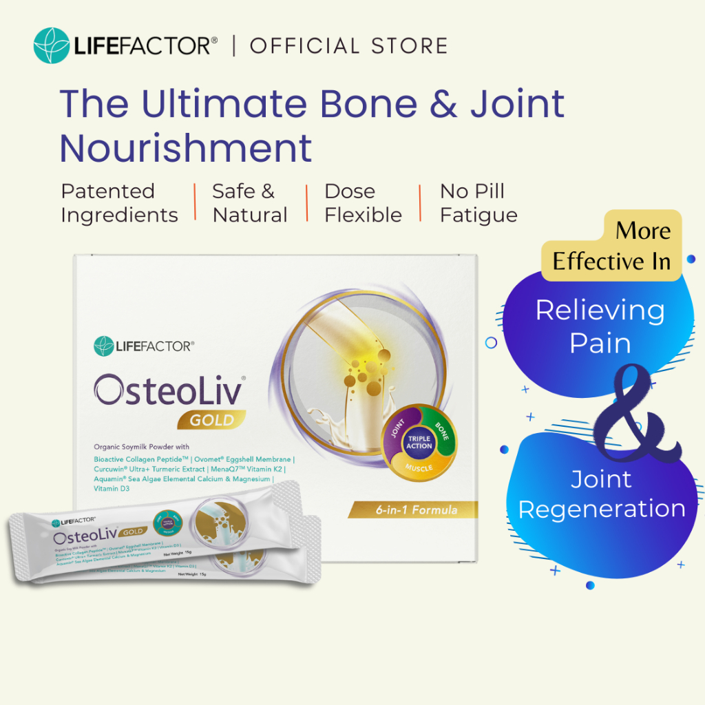 LIFE FACTOR® OsteoLiv® Gold The Ultimate Bone & Joint Nourishment Joint ...