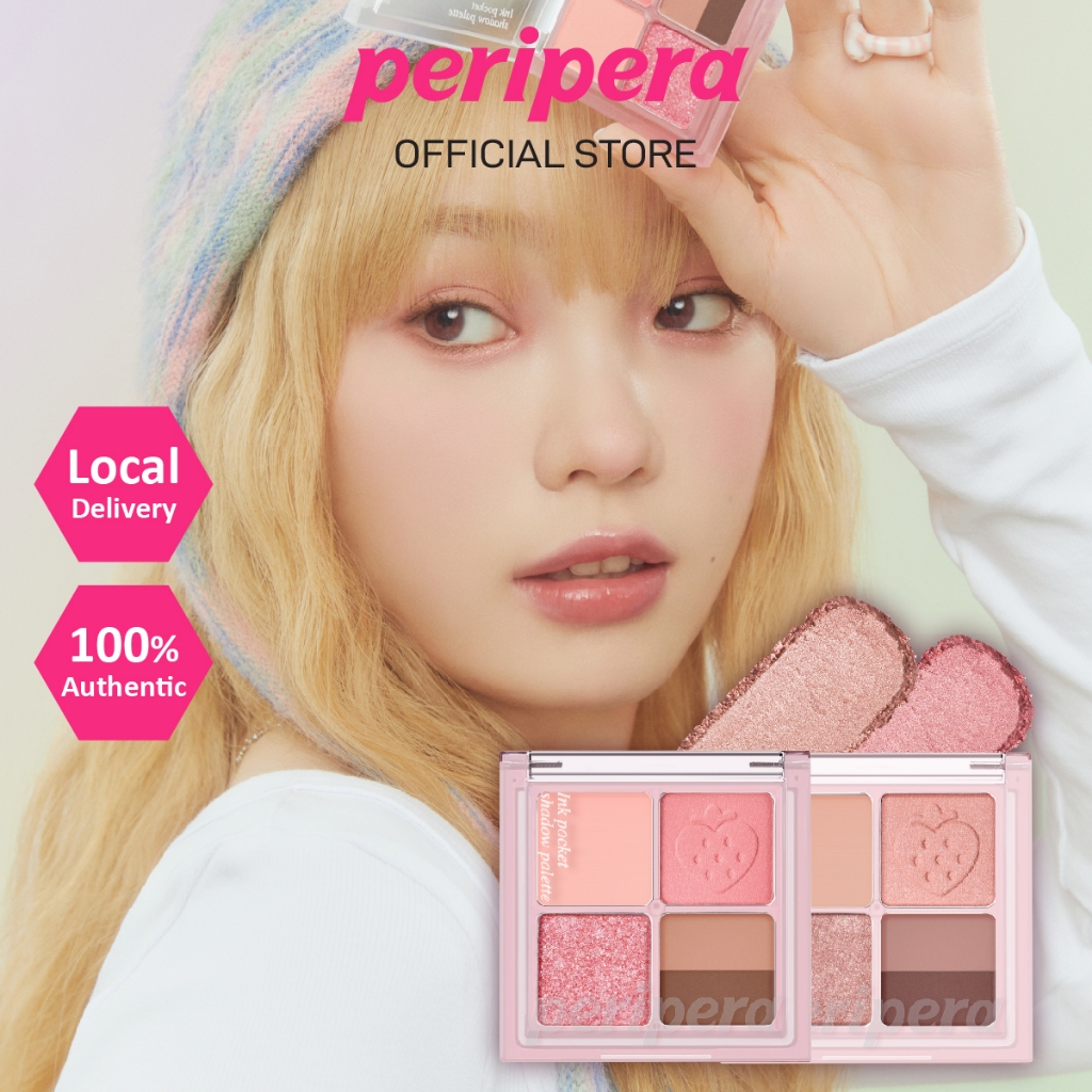 [PERIPERA] Ink Pocket Shadow Palette 7.2g (Soft Berry | 8 Colours | Eye ...