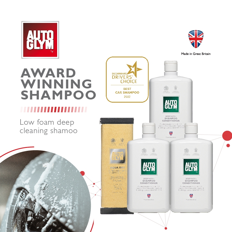 Autoglym Bodywork Shampoo Conditioner 1Lx3 | Free Aqua Dry RP SGD39.9 ...