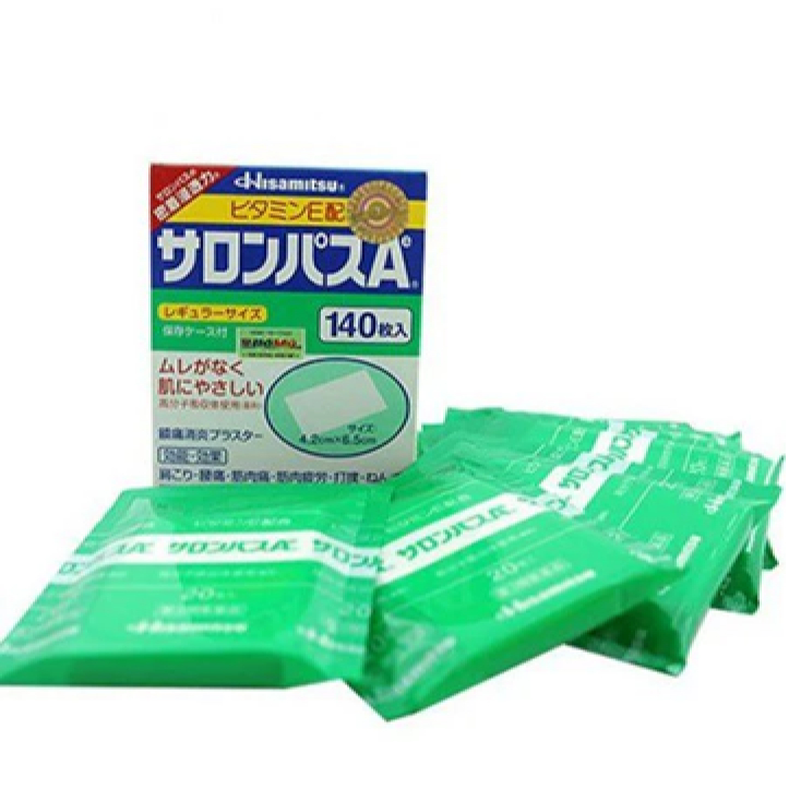(Ready Stock) Hisamitsu Salonpas Pain Relieving Patches 140 Patches (4 ...