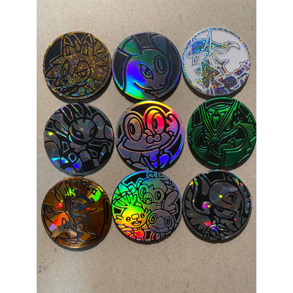 Pokemon TCG coins 3.5cm diameter | Shopee Singapore