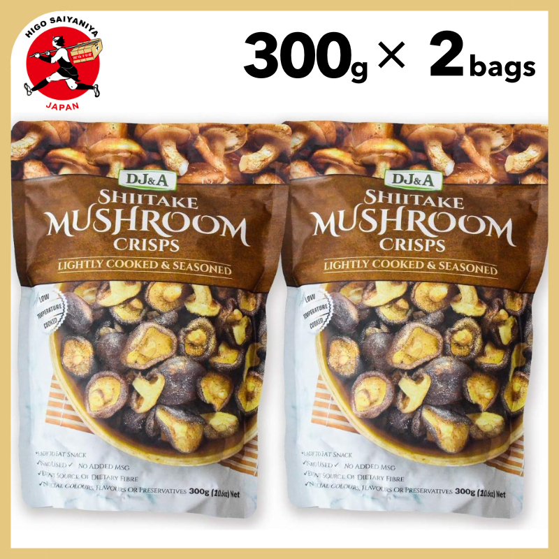 DJ&A | Shiitake Mushroom Crisps 300g x 2pack (produced in Australia ...
