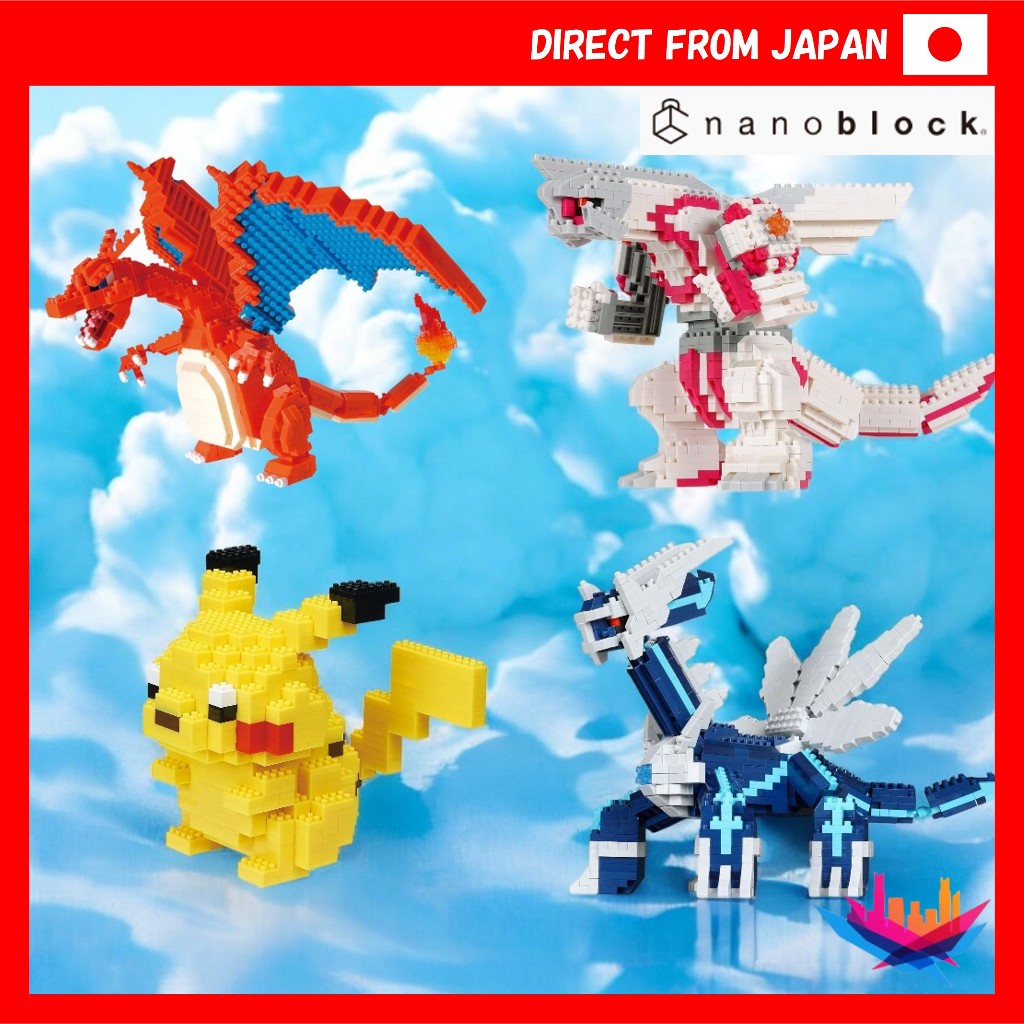 Kawada Nano Block Pokémon Deluxe Edition, Charizard/ Dialga/ Palkia ...