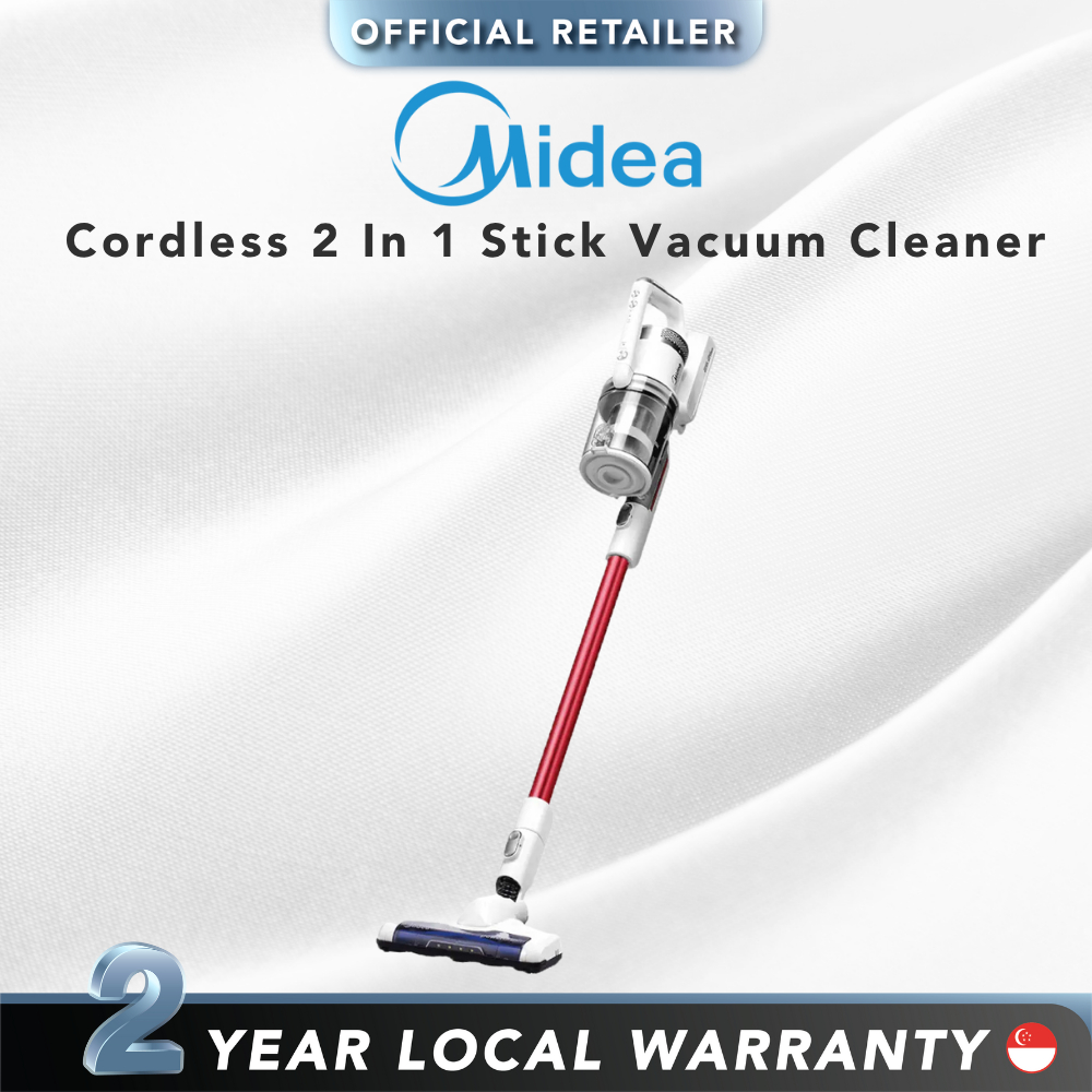 Midea Cordless 2 In 1 Stick Vacuum Cleaner (MVC-V18P) | Shopee Singapore