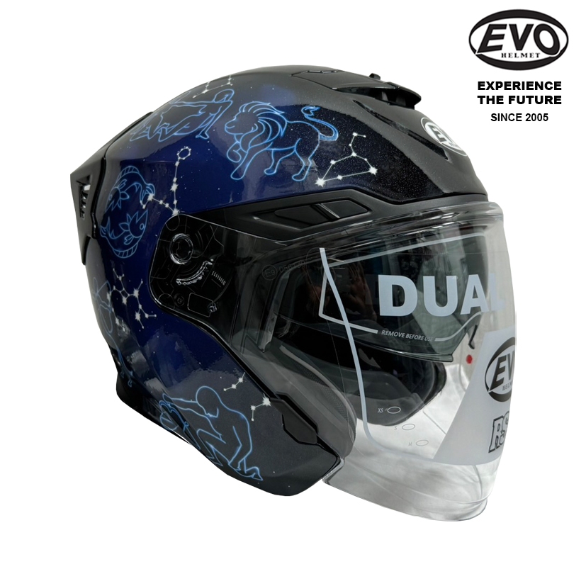 EVO RS9 Horoscope Helmet (FREE EVO RS9 HELMET & HEVIK HELMET BAG ...