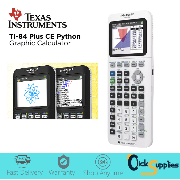 Texas Instruments TI-84 Plus CE Python Edition Graphic Calculator ...