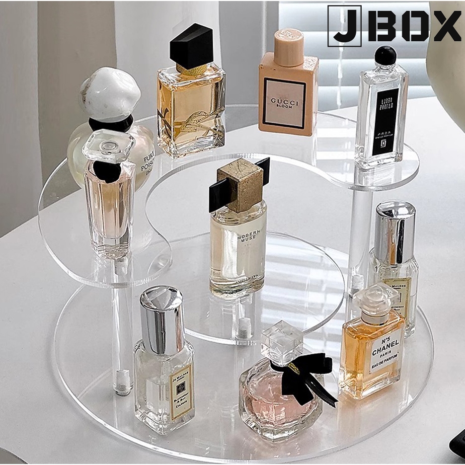 Round Perfume Display Rack/ Acrylic popmart display (JBox) | Shopee ...