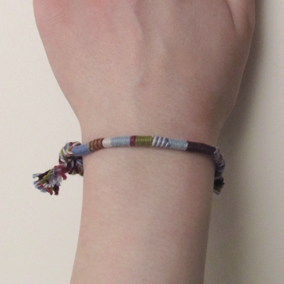 [CCNMADE] Handmade Thread Wish Bracelet / Wishing for success (2colors ...