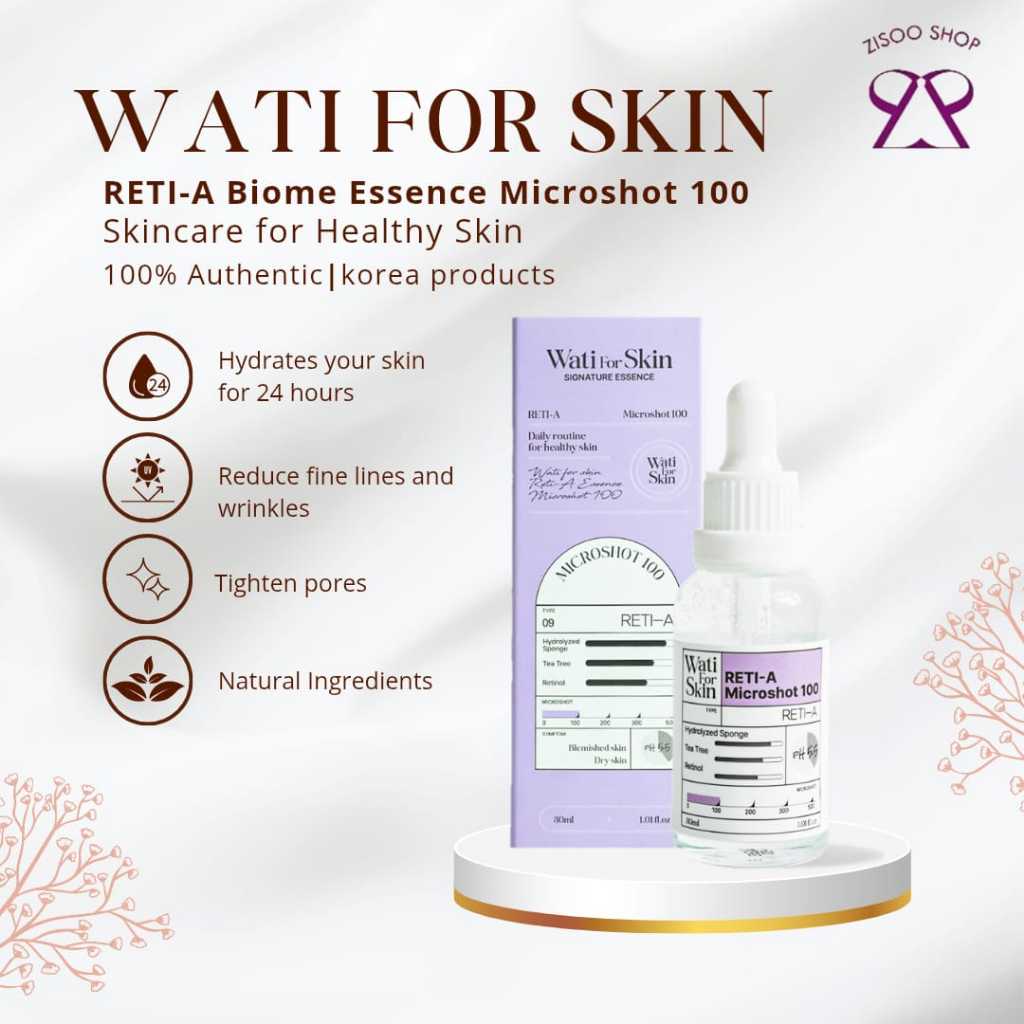 Wati for Skin RETI-A Biome Essence Microshot 100 Essence 30ml - Anti ...