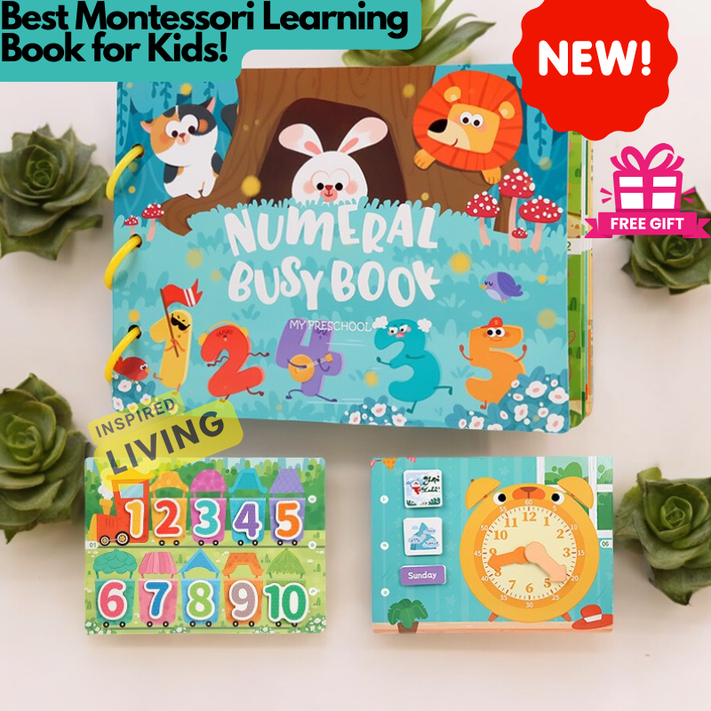All-New 2025 Busy Book | Montessori Activity for Kids| Fun Educational ...