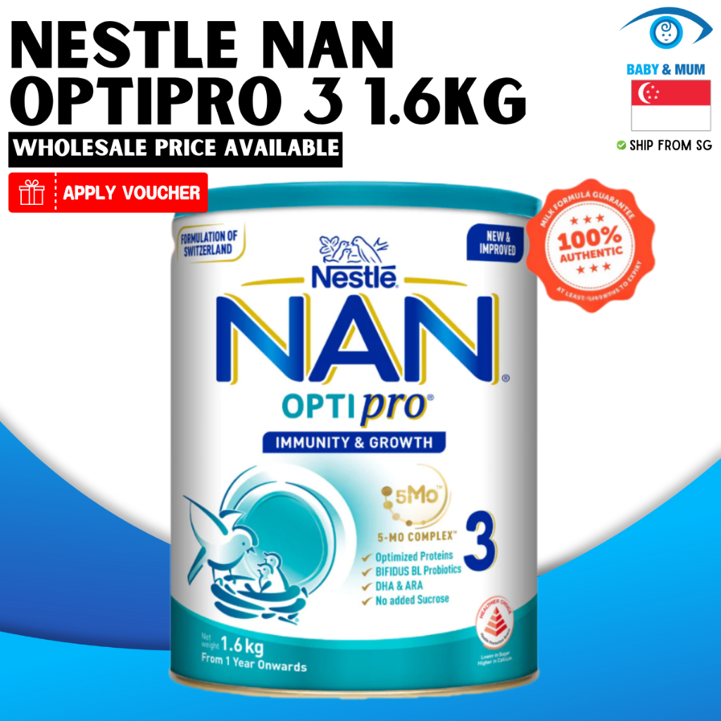 SG NESTLE NAN OPTIPRO 3 1.6kg | CHEAPEST WHOLESALE | SG LOCAL STOCK ...