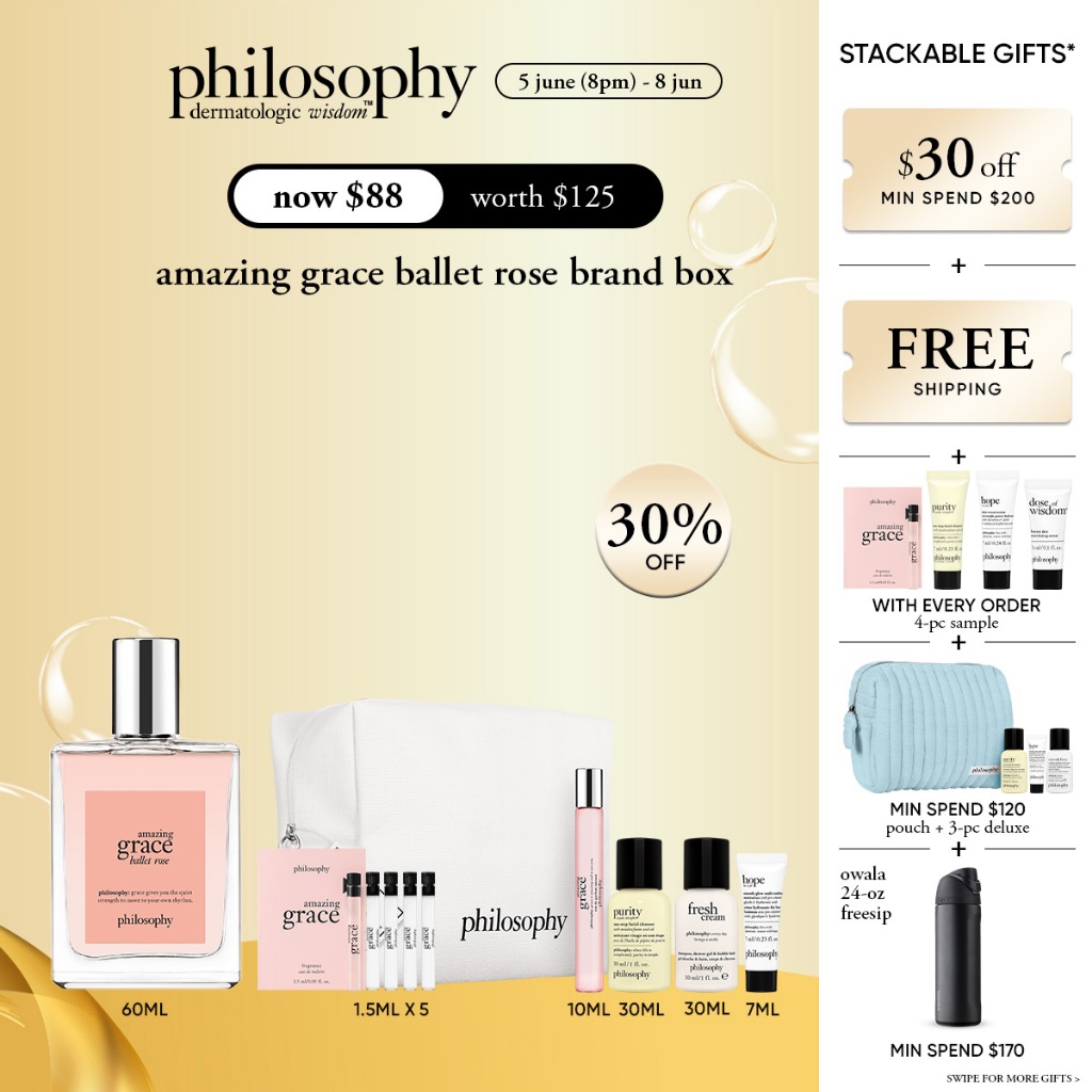 [6.6 Exclusive] fragrance/ ultimate full of grace set - amazing grace ...