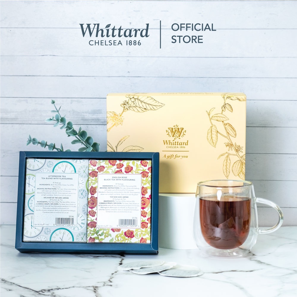 Whittard 2 in 1 Tea Discovery Collection Gift Set 4 | Shopee Singapore