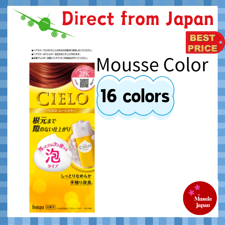 Hoyu Cielo Mousse Color 16 colors Hair color Gray hair dye Made in ...
