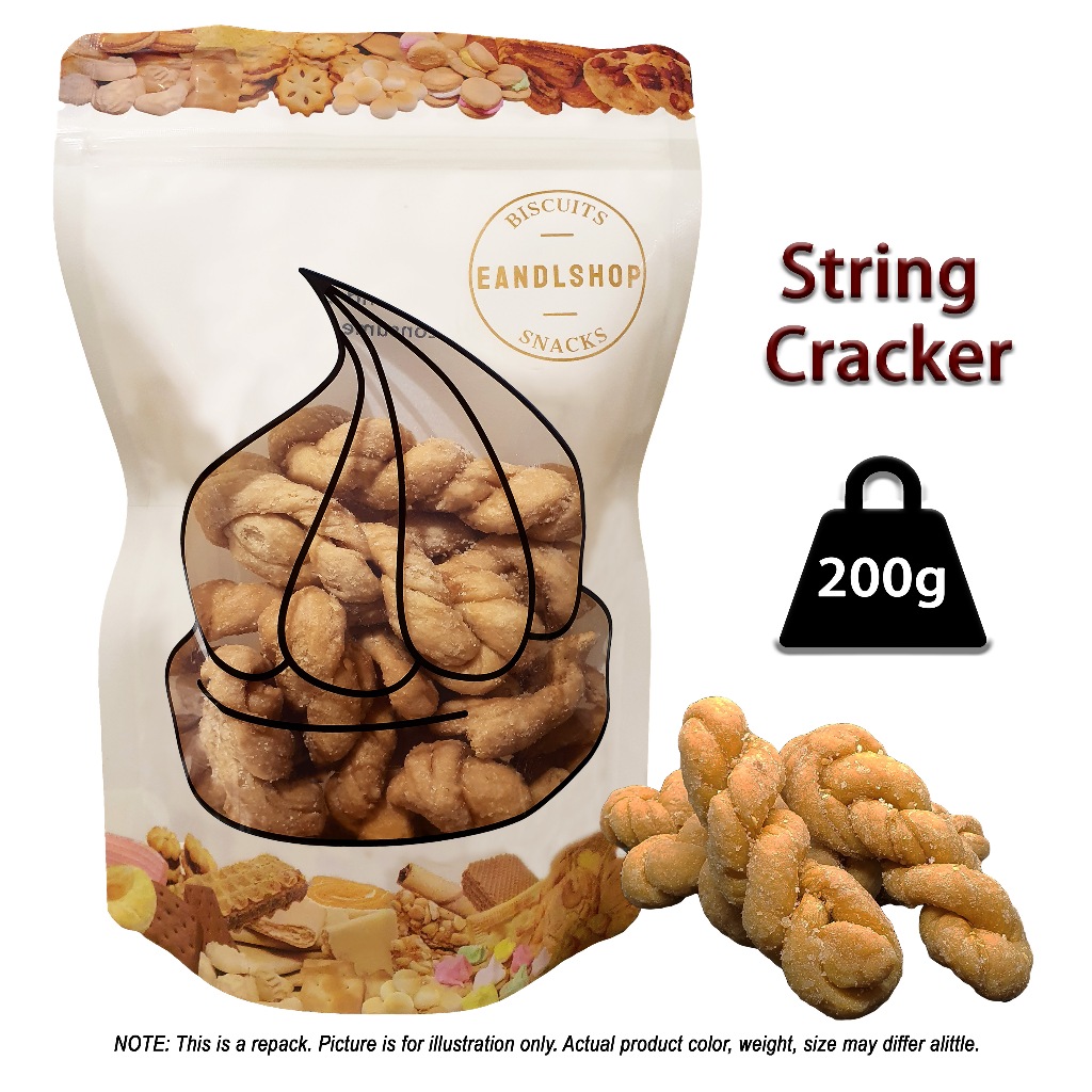 [EANDLSHOP] String Twist Biscuit 200g – old school snacks | Shopee ...