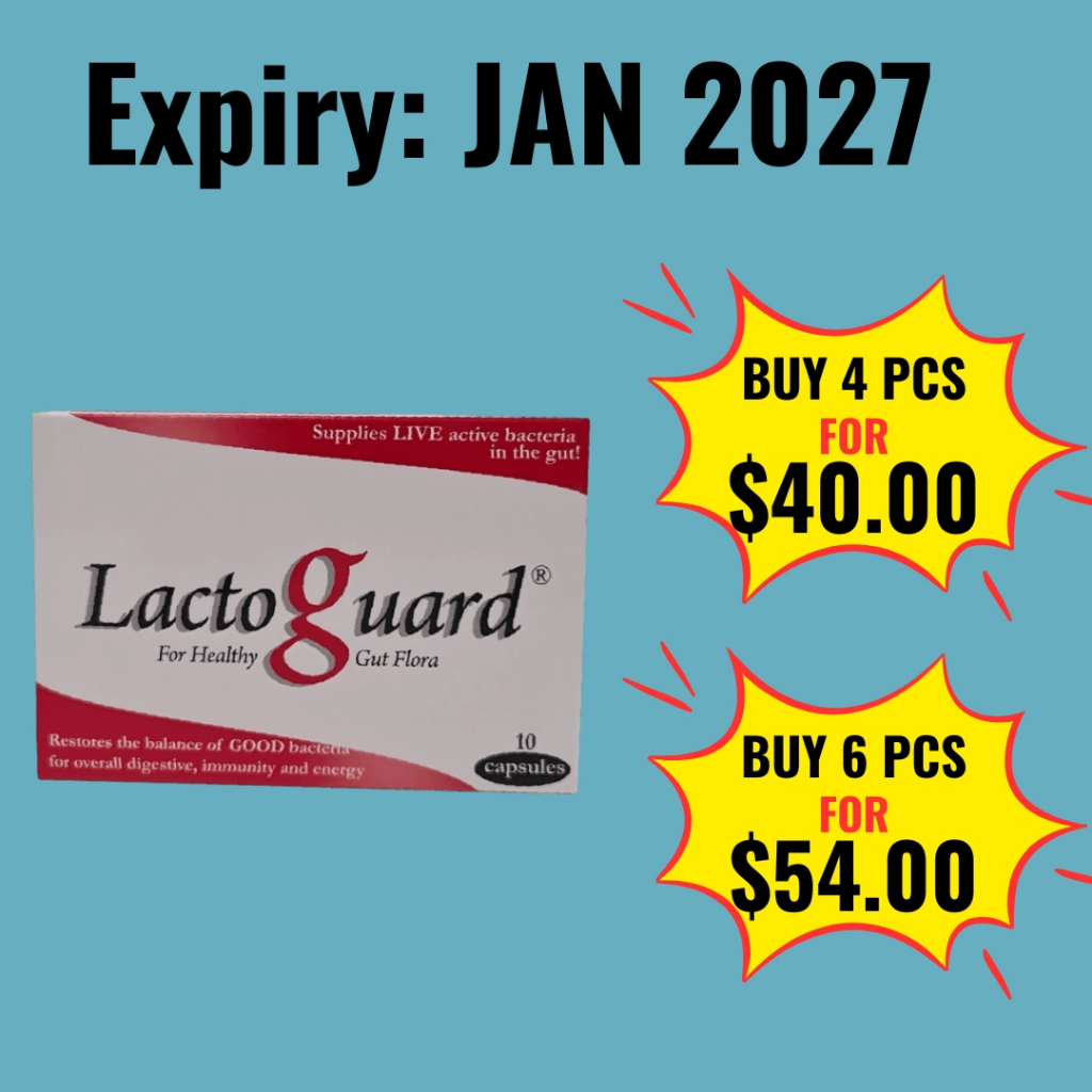 Lactoguard Probiotics Capsules 10's Good Bacteria Lactogg Probiotic ...