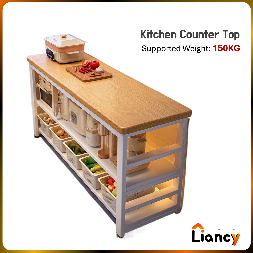Kitchen Table Countertop Kitchen Rack 2 Tier 3 Tier Stainless Steel ...