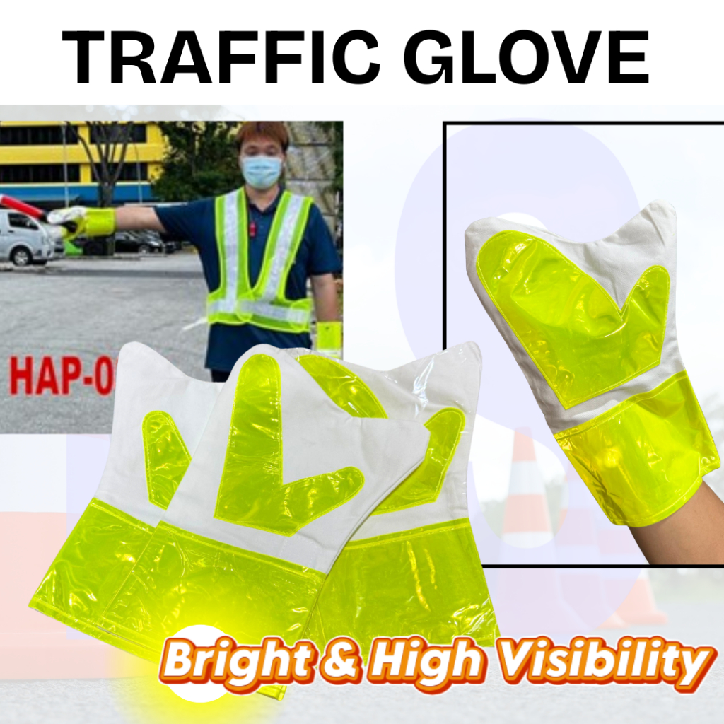 Traffic Control Glove. Reflective Glove. Reflective Traffic Glove ...