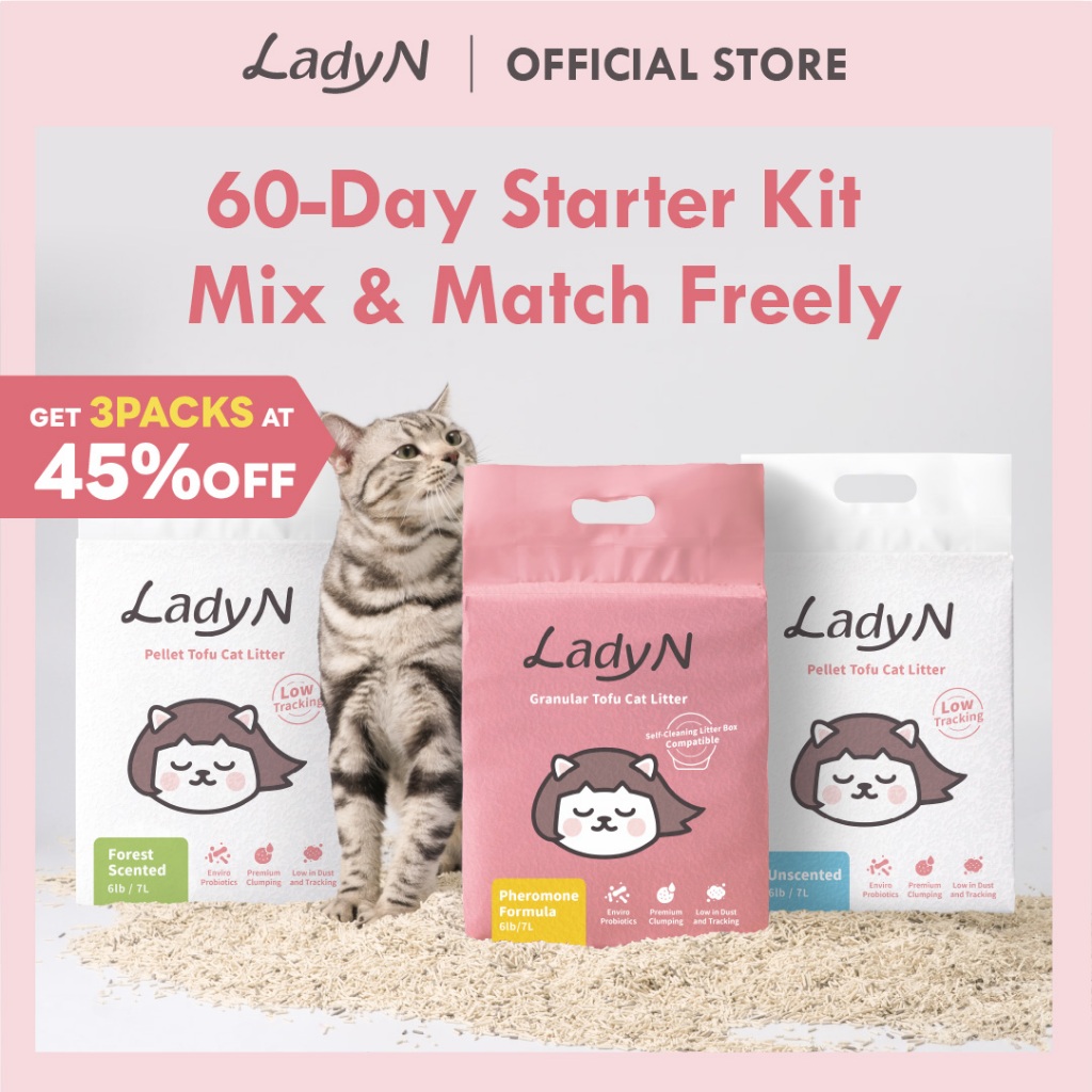 Lady N | 60-Day Starter Kit – Mix & Match Any 3 Cat Litters for $29.9 ...