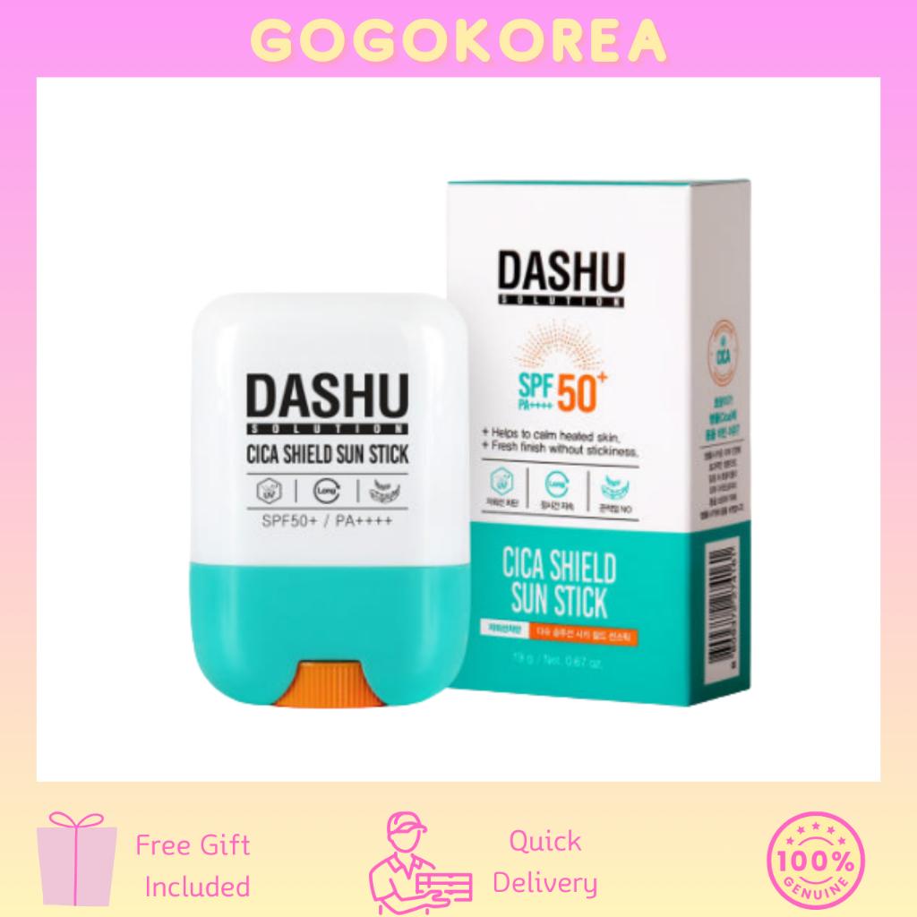 [DASHU] Solution Cica Shield Sun Stick 19g SPF 50+ PA++++ | Shopee Singapore