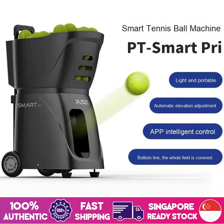 PT-Smart Pri Tennis Ball Machine Automatic Serve with Adjustable Speed ...