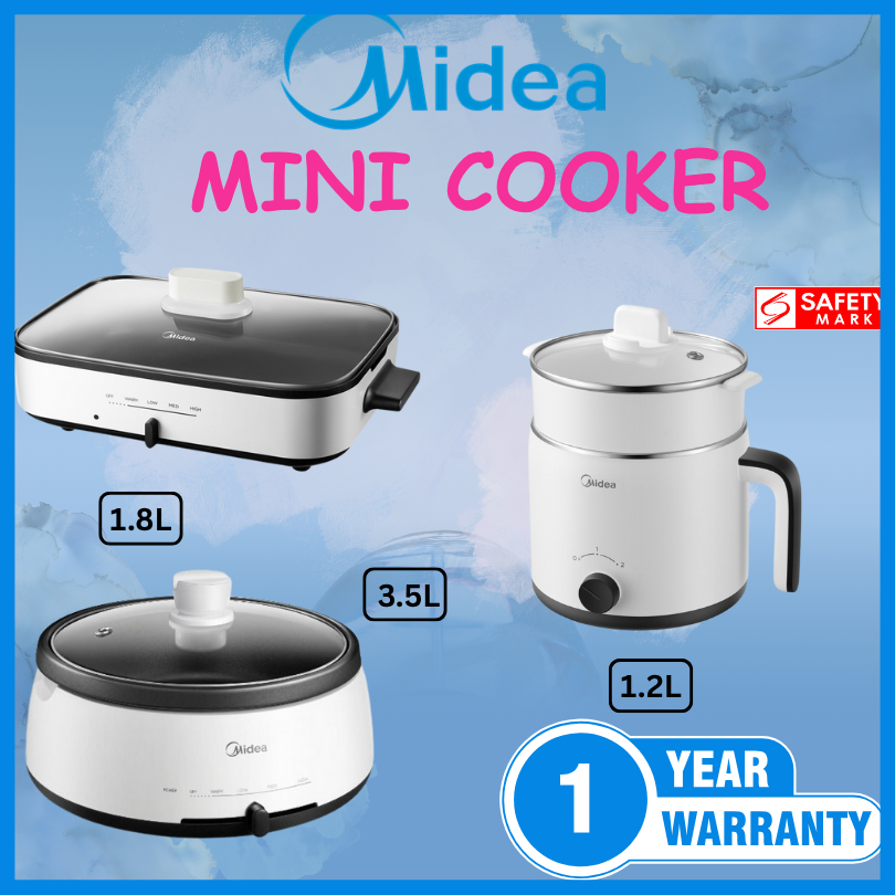 Midea Electrical mini cooker 1.2L 1.8L 3.6L multi-cooker Grill and ...