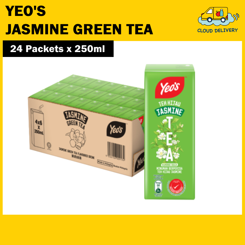 Yeo's Jasmine Green Tea Packet (24 x 250ml) | Shopee Singapore