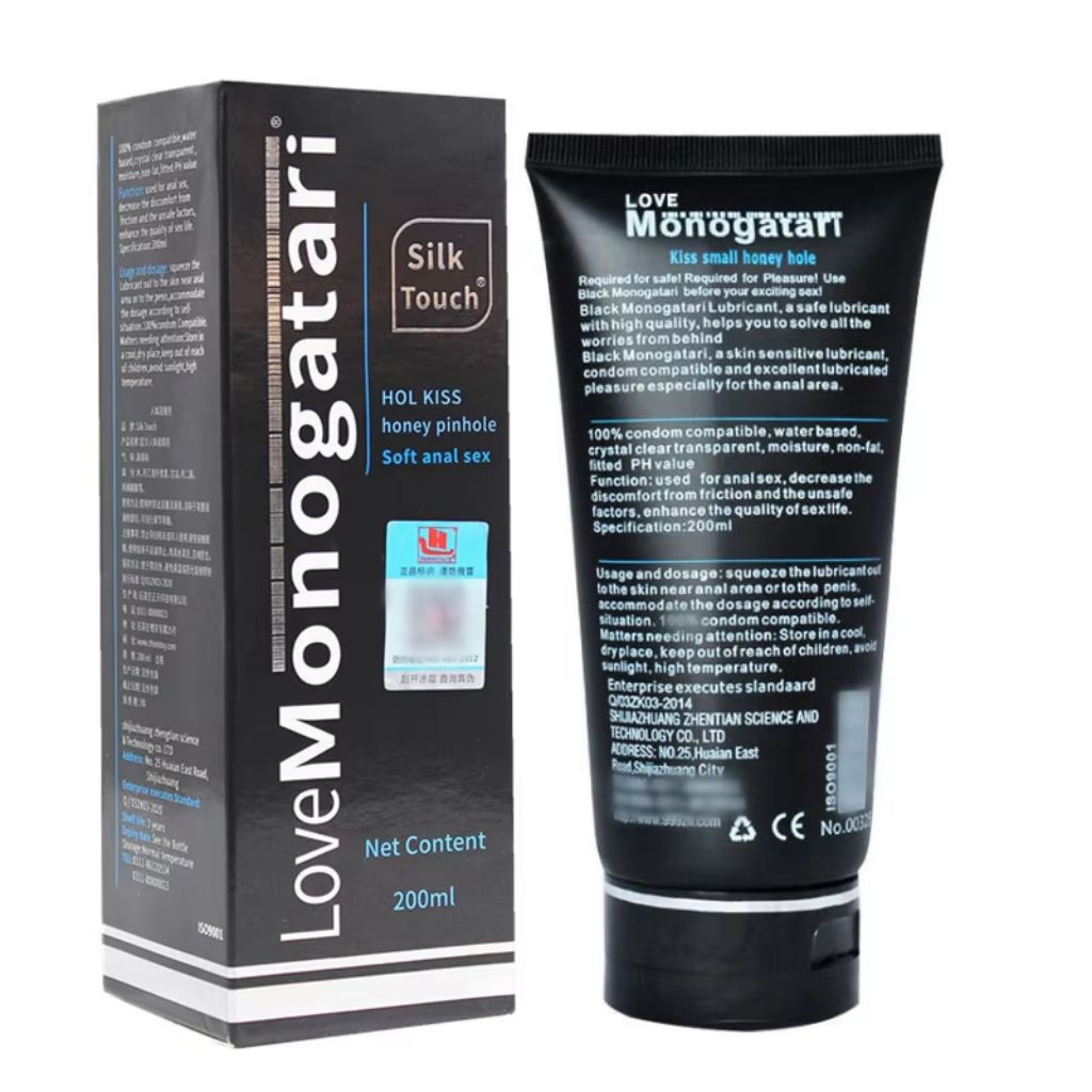 Monogatari Lubricant Gel – 200ml Anal Lube Cream | Smooth, Gentle ...